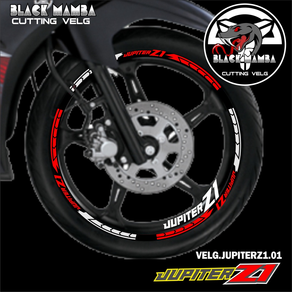 Jual (COD) CUTTING STICKER VELG JUPITER Z1 - STIKER LIS LIST VARIASI ...