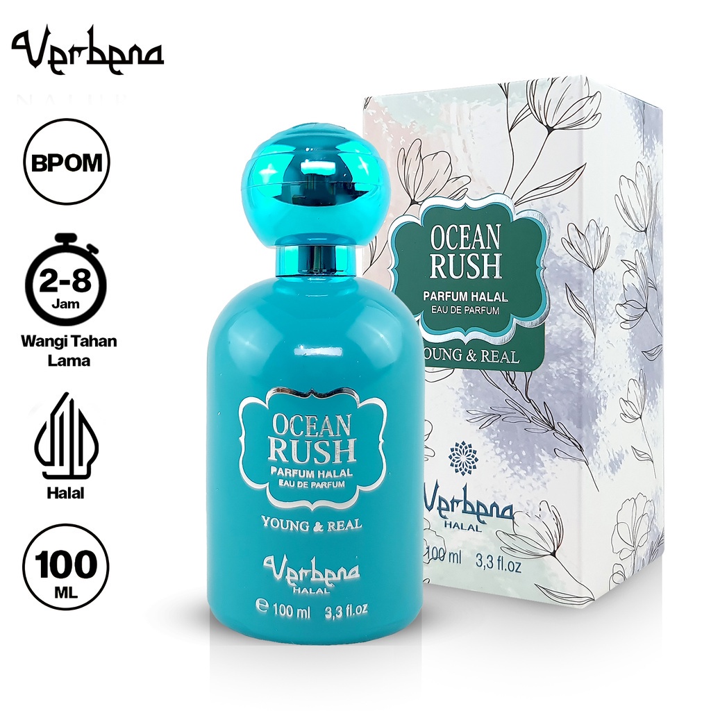 Jual Verbena Eau De Parfum Ocean Rush Young & Real 100 ML Parfum Wanita ...