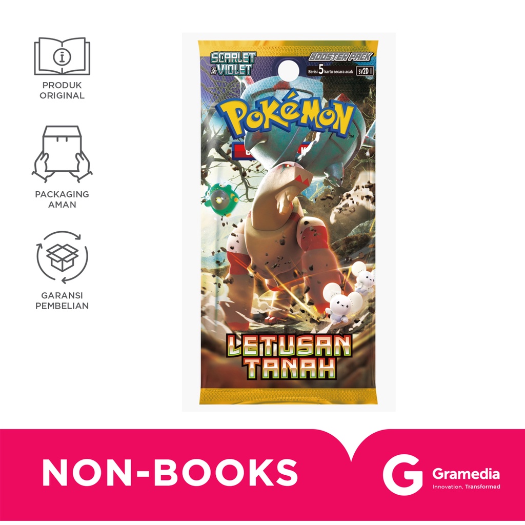 Jual Pokemon Game Kartu Koleksi Booster Pack Letusan Tanah SV2D | Shopee Indonesia
