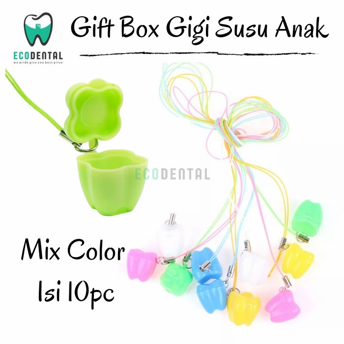 Jual Kotak Box Tempat Gigi Susu Anak Hadiah Gift Kalung Gigi Pedodonti ...