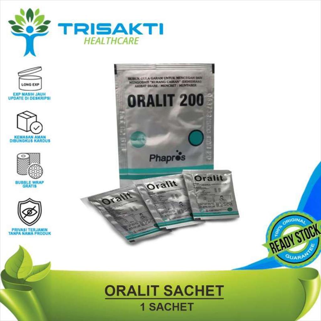 Jual Oralit Sachet Cairan Dehidrasi Untuk Diare dan Muntah | Shopee ...