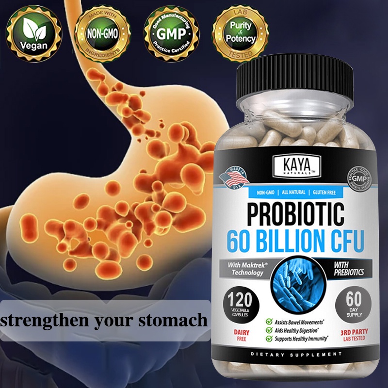Jual KAYA Probiotics 60 Billion CFUs | 30 Capsules | Shopee Indonesia
