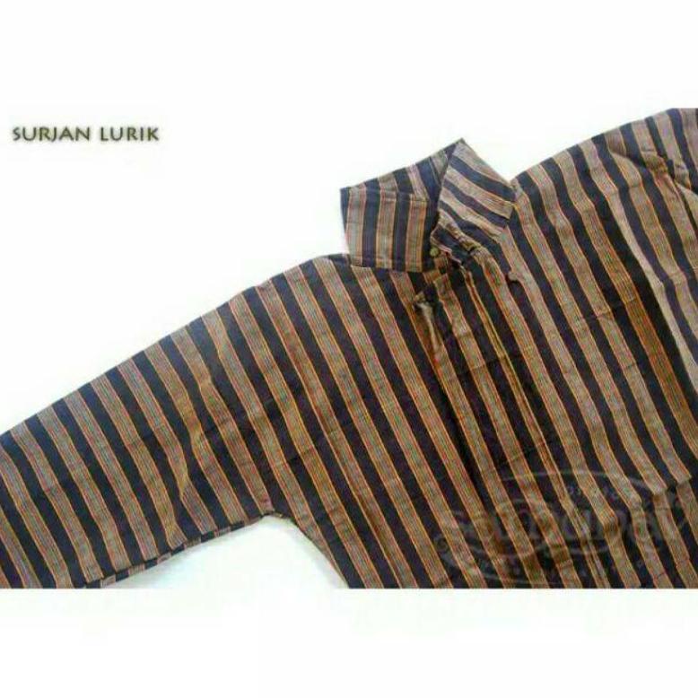 Jual Kebaya dan Sorjan Update - Surjan lurik pria // baju adat Jawa // baju Surjan !! Lurik ...