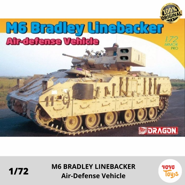 Jual IGS79 Model Kits Tank M6 BRADLEY LINEBACKER Air-Defense by Dragon ...