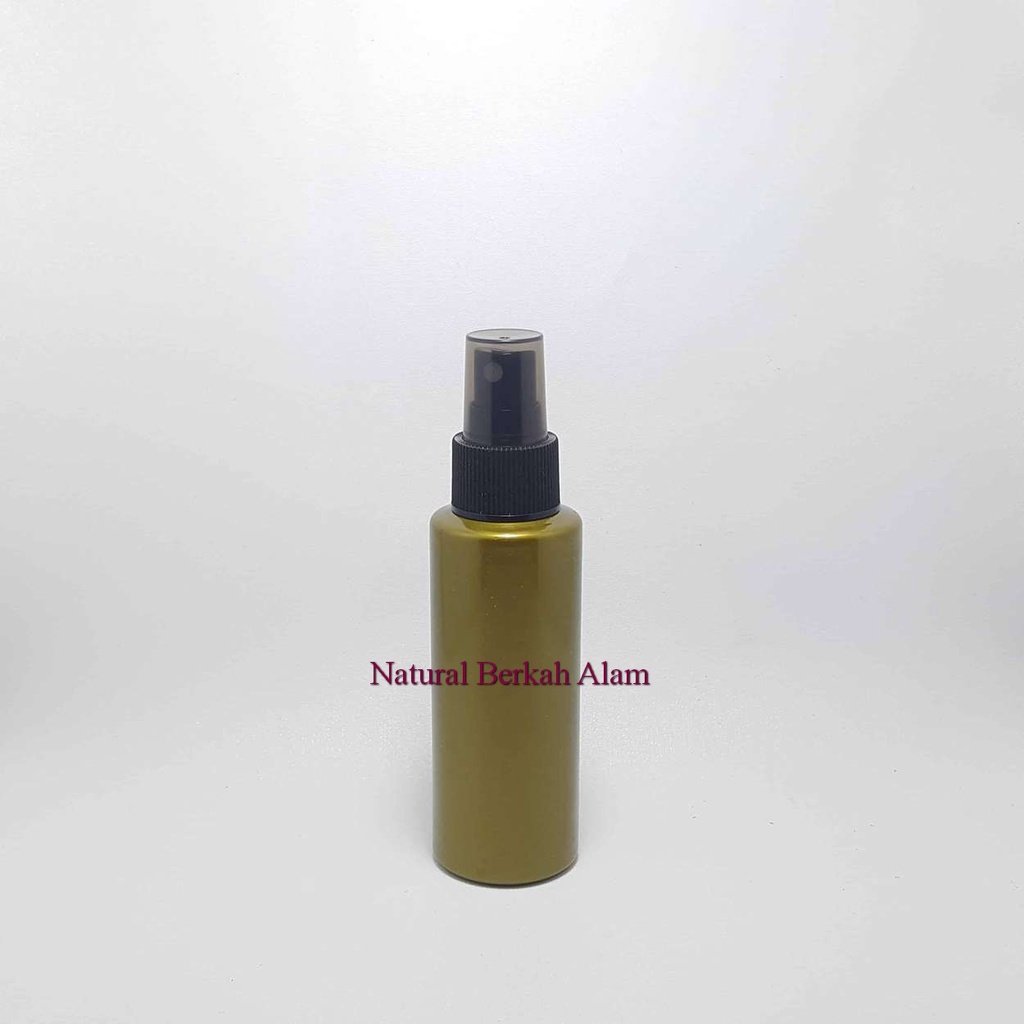 Jual Botol Spray 100 Ml Rf Pendek Coklat Emas / Botol / Botol Spray ...
