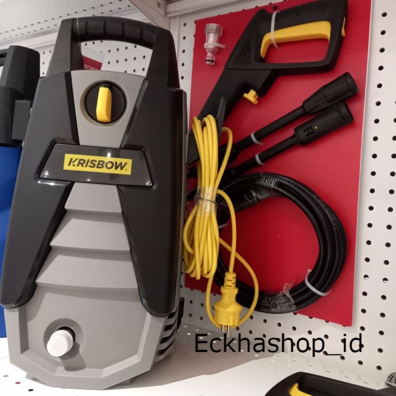 Jual Krisbow high pressure cleaner power jet cleaner 100 bar 1400watt | Shopee Indonesia