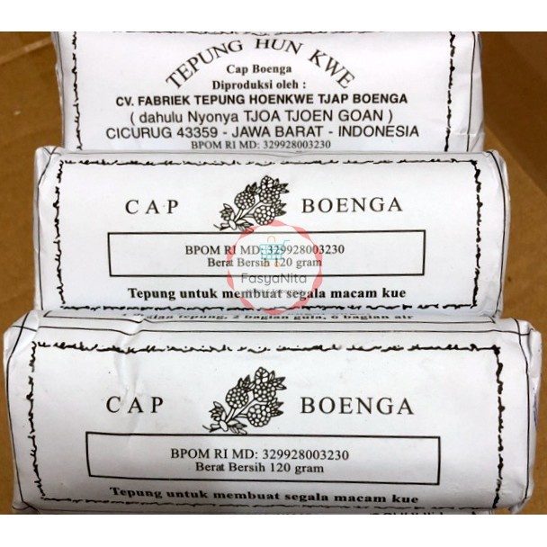 Jual Tepung Hun Kwe Cap Boenga (ASLI) – Hunkwe Cap Bunga 120gr | Shopee ...