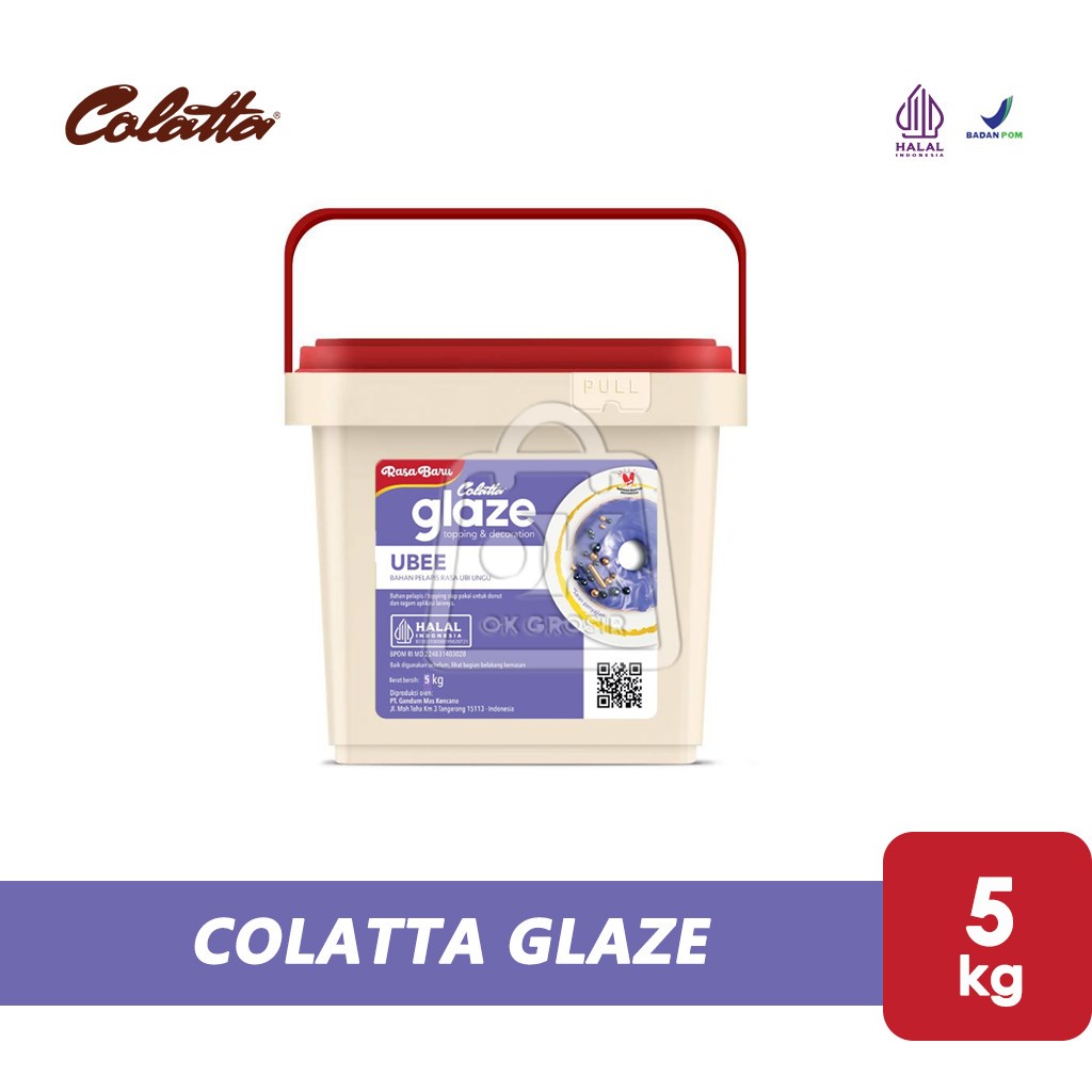Jual Colatta Glaze UBEE Ubi Ungu (Kaleng 5kg) | Shopee Indonesia