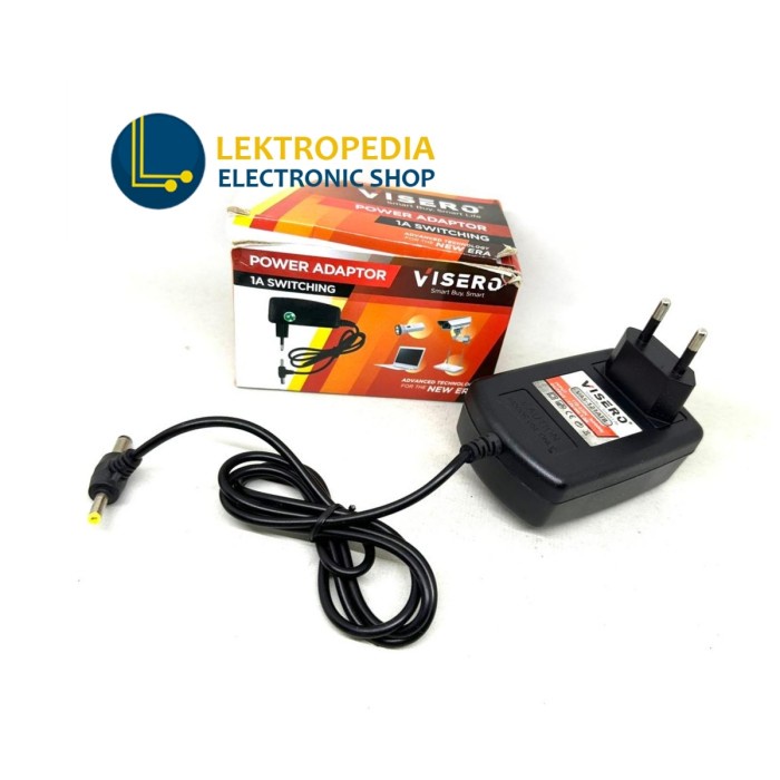 Jual Adaptor DC 12v 1A 2jack CCTV Adapter Modem Power Supply | Shopee ...