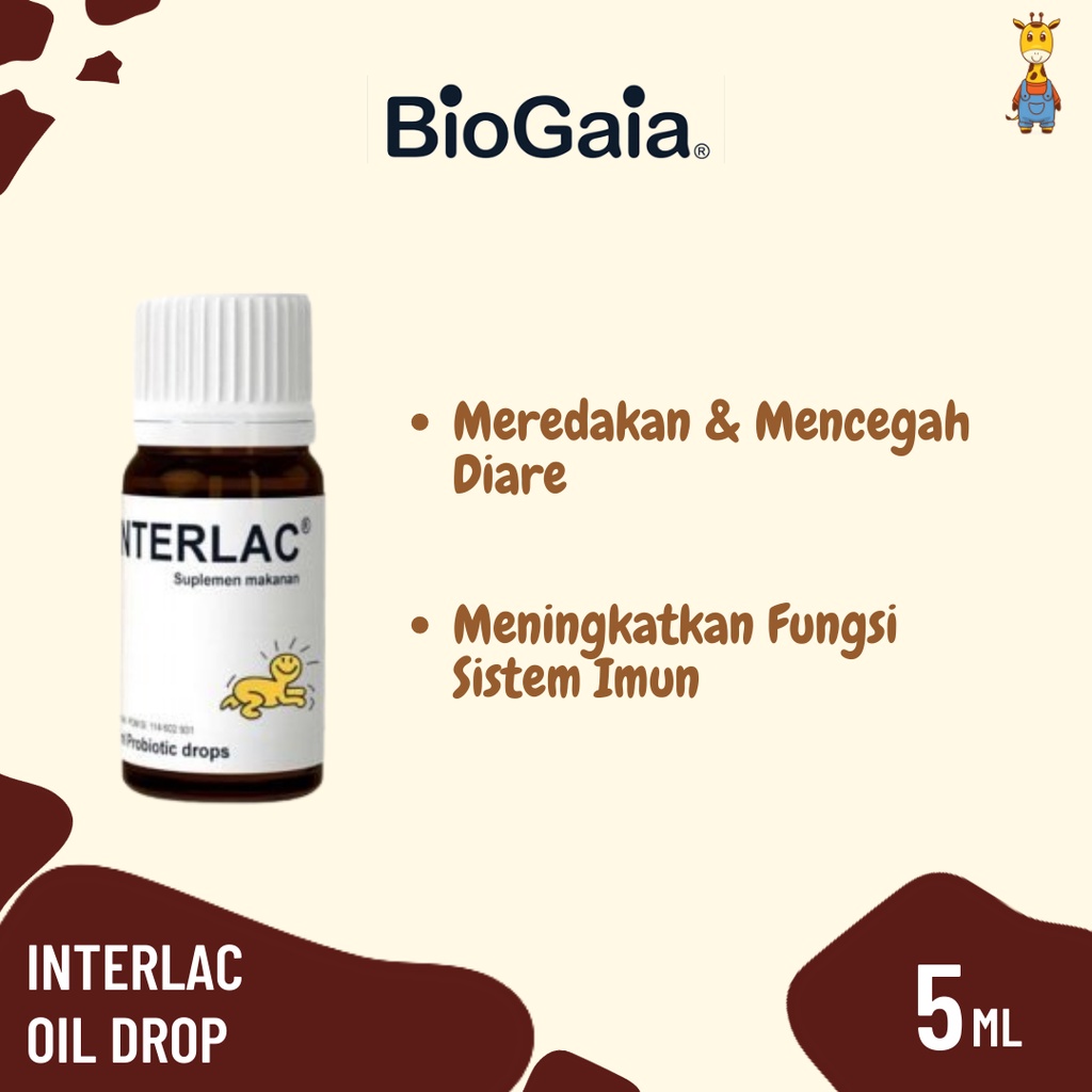 Jual Interlac Probiotik Drops 5ml - Menjaga Kesehatan Saluran ...