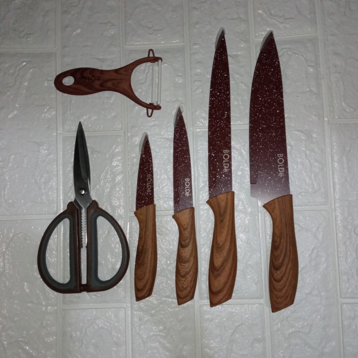 Jual Bolde Super Knives MARBELLA SATUAN Pisau Dapur Gunting Peleer ...