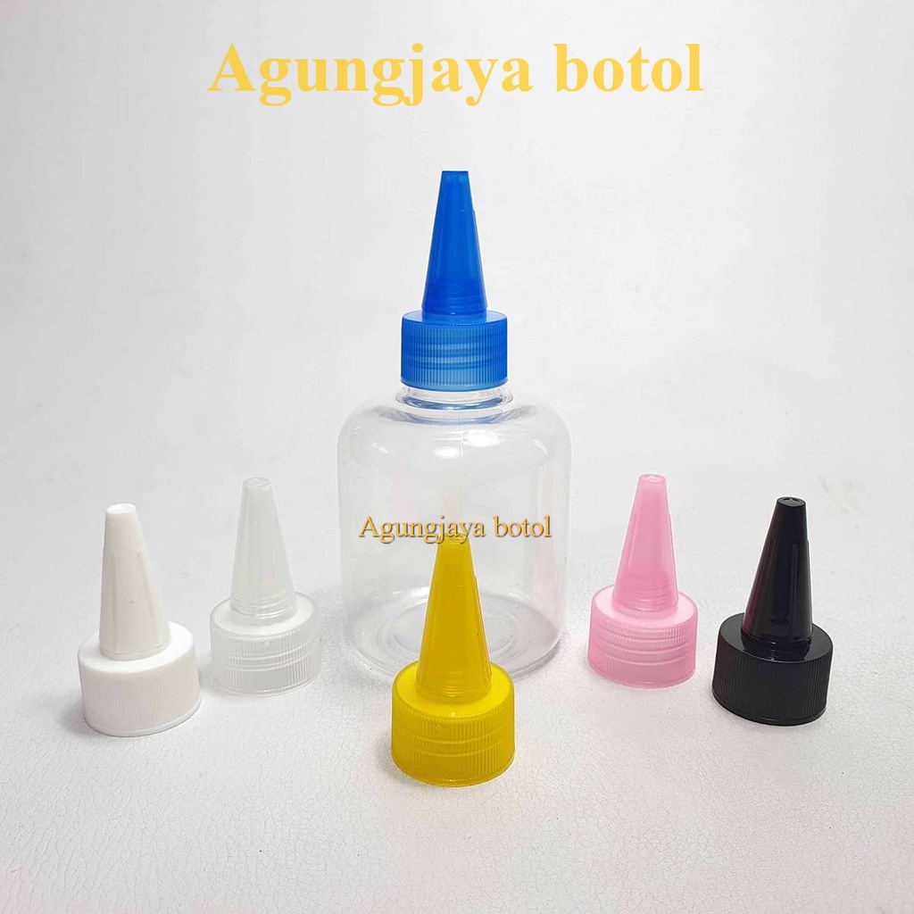 Jual Botol Plastik 150 ml Br Pdk Natural Tutup Kerucut / Botol Kimia ...