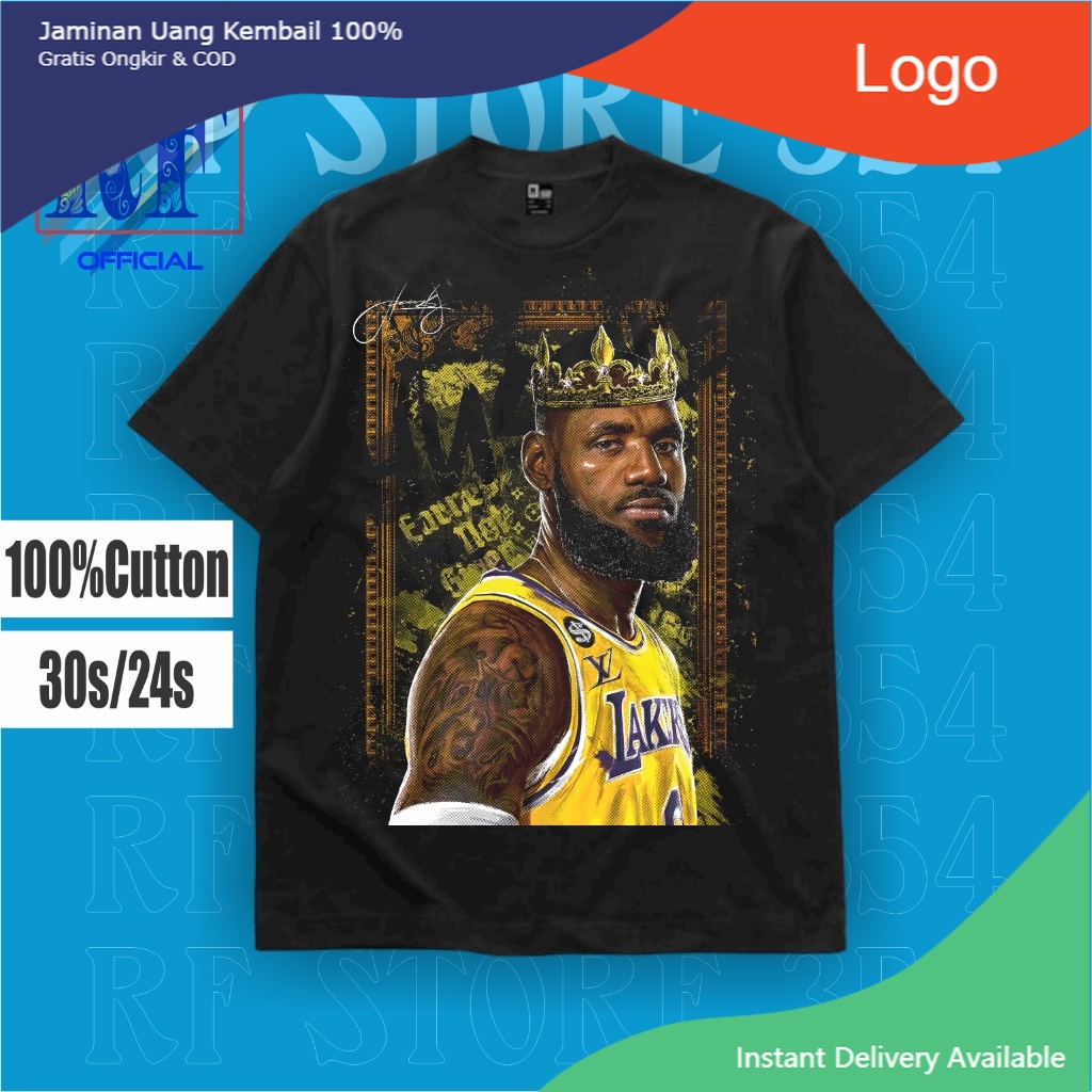 Jual TSHIRT | OVERSIZE | KAOS BAJU LEBRON JAMES | T-SHIRT NBA LE BRON ...
