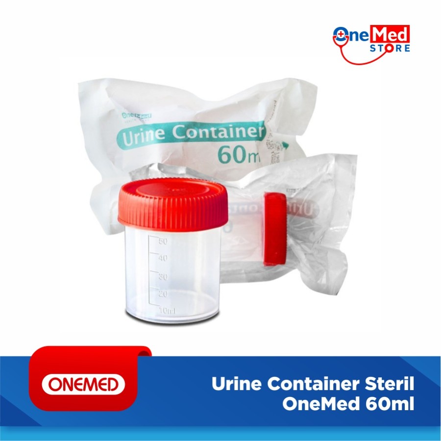 Jual Urine Container Steril OneMed 60ml SL | Shopee Indonesia