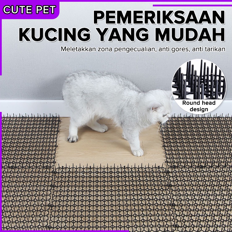 Jual 49cmx13cm Tikar Berduri Anti Kucing Rumah Anti Kucing Paku ...