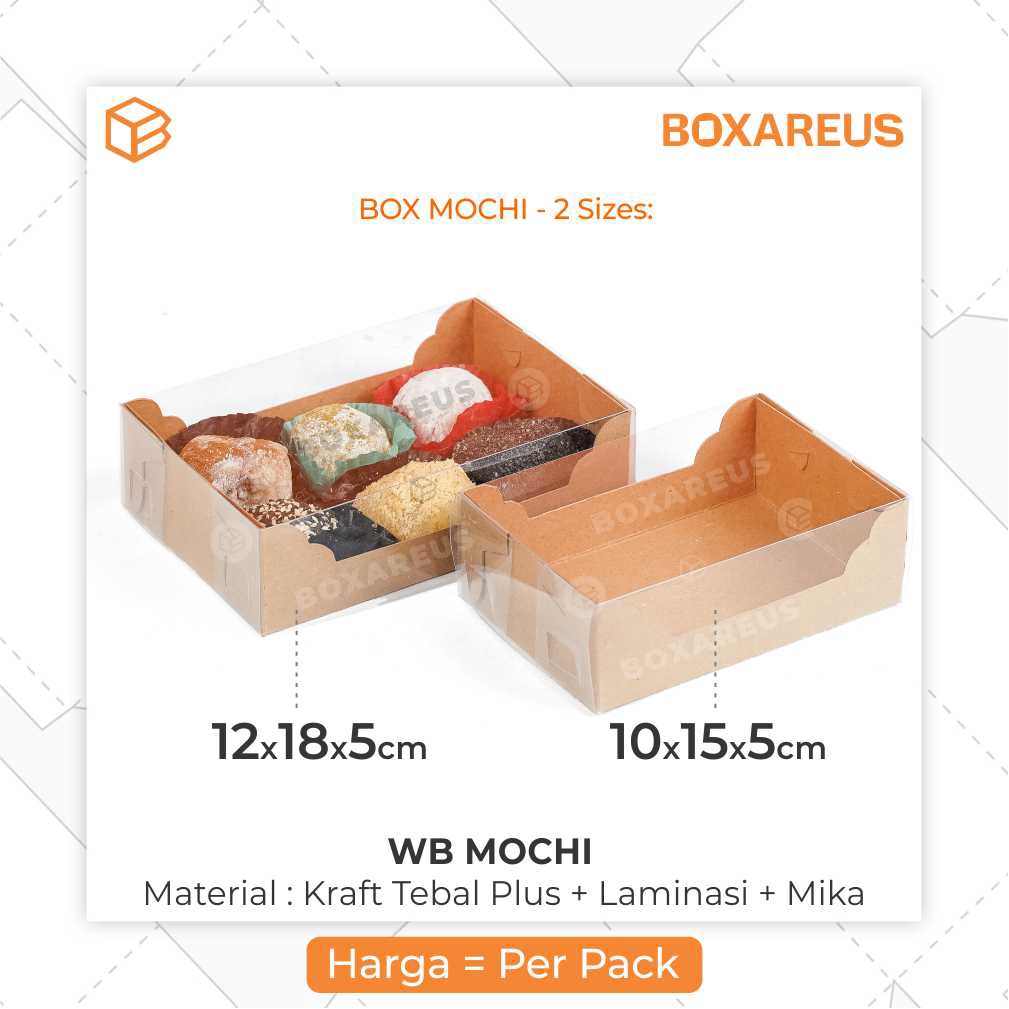Jual Box Mochi Daifuku Packaging Dus Kotak Kue Jajanan Pasar | WB Mochi ...