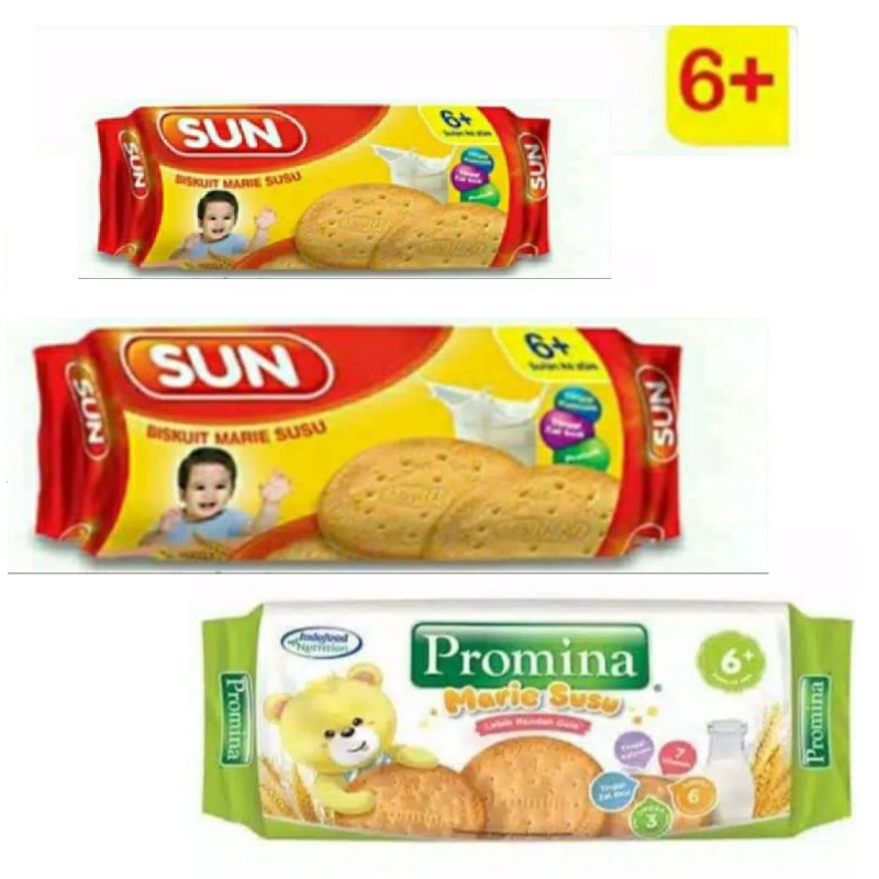 Jual Promina Sun Biskuit Bayi Marie Susu Mpasi 6 Bulan | Shopee Indonesia