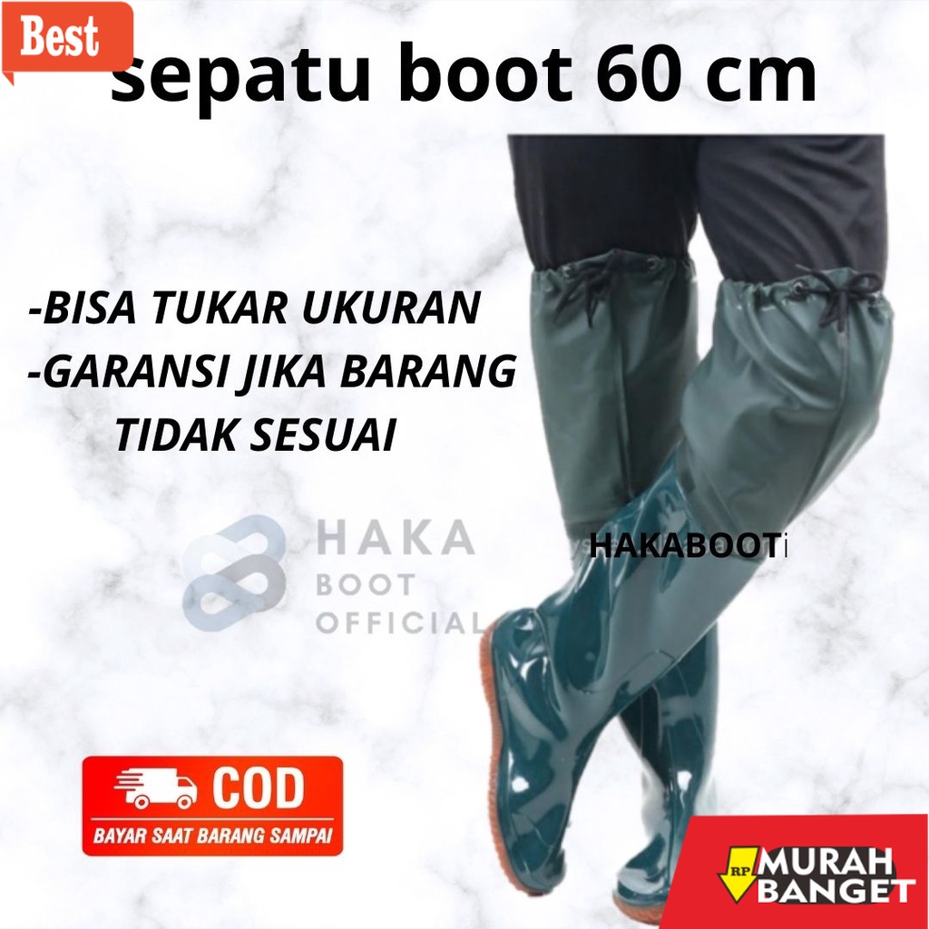 Jual Boot pria terbaru- SEPATU BOOT KARET PANJANG 60 CM SEPATU BOOTS ...