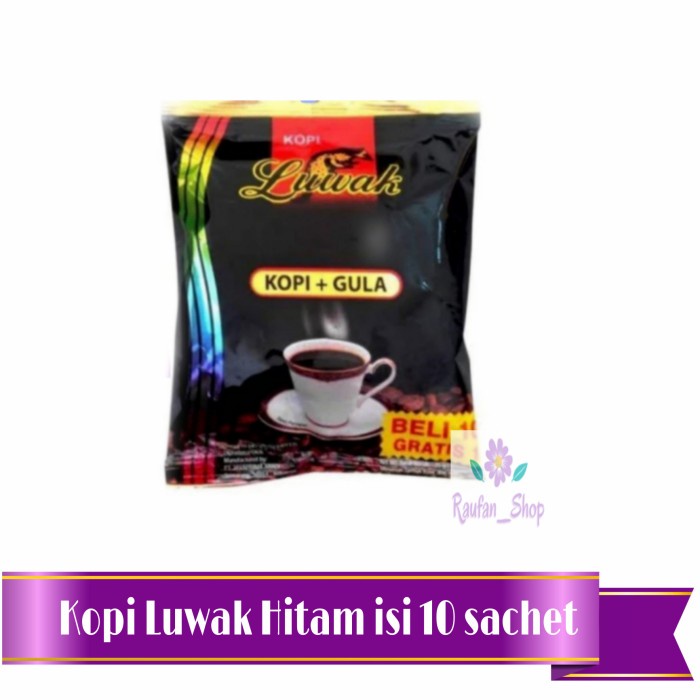 Jual Kopi Luwak Hitam Renceng isi 16 Sachet | Shopee Indonesia