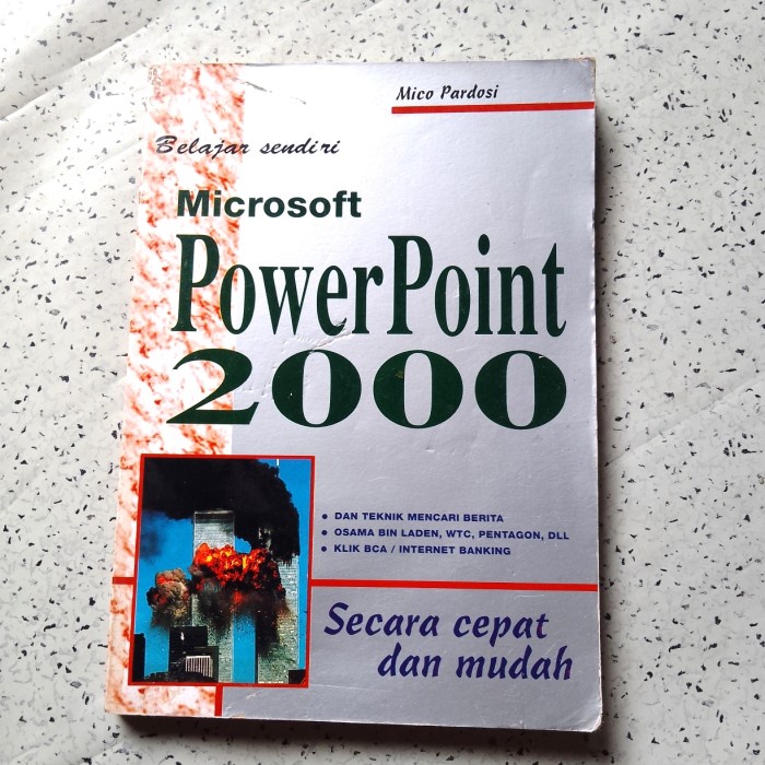 Jual Buku Komputer, Bekerja Sendiri Microsoft POWER POINT 2000 Secara Cepat | Shopee Indonesia