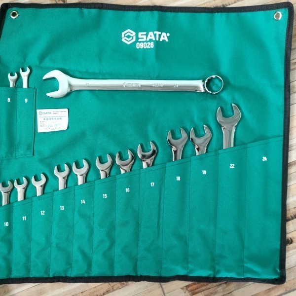 Jual SATA Kunci Ring Pas Set 09026 14Pc Combination Wrench Set Metric ...