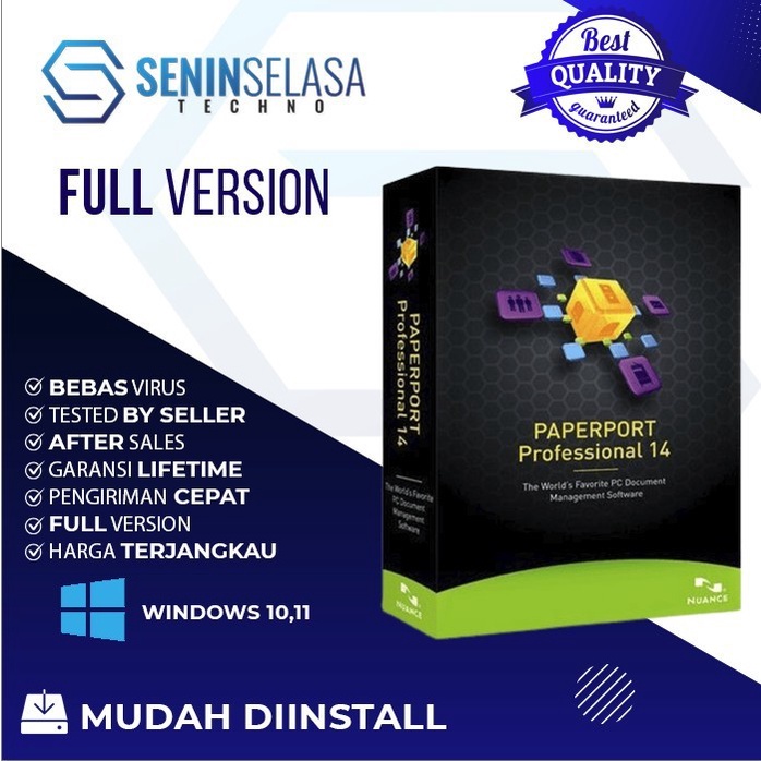 Jual Software Management Dokumen: Nuance PaperPort Professional 16 [WIN ...