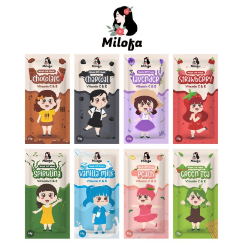 Jual WILLO - [BPOM] Travel Size Masker Organik Milofa 10gr / Masker ...