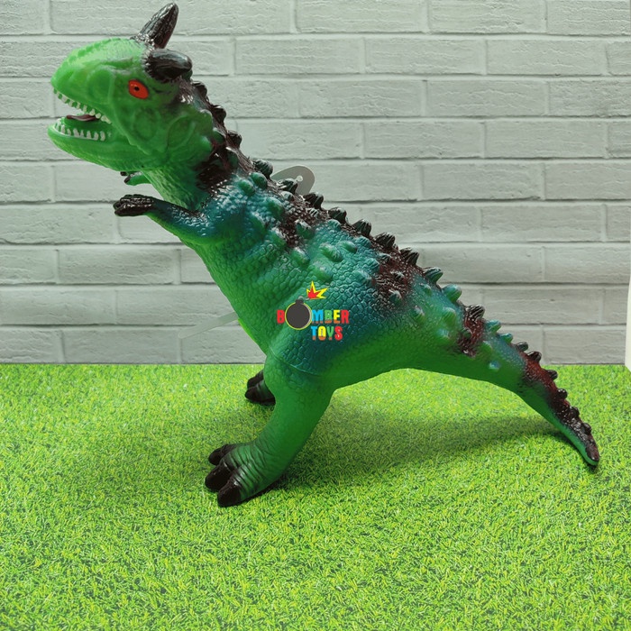 Jual Dinosaurus Karet Besar Jumbo Big Dino World Warna Cerah Suara ...