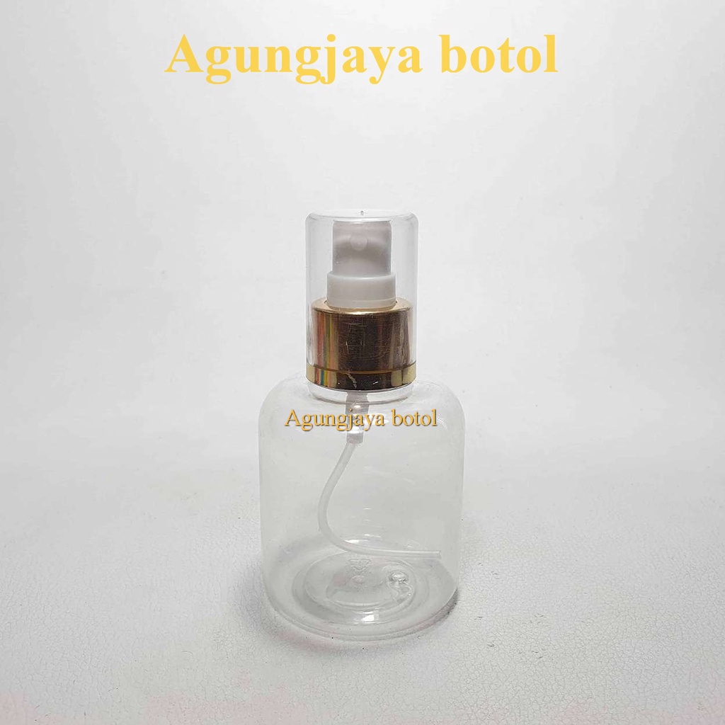 Jual Botol Pet 150 ml BR Pendek Natural Tutup Spray / Botol Plastik ...