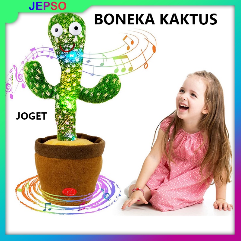 Jual Mainan Boneka Kaktus Bergoyang dan Bicara Bisa Rekam Suara ...