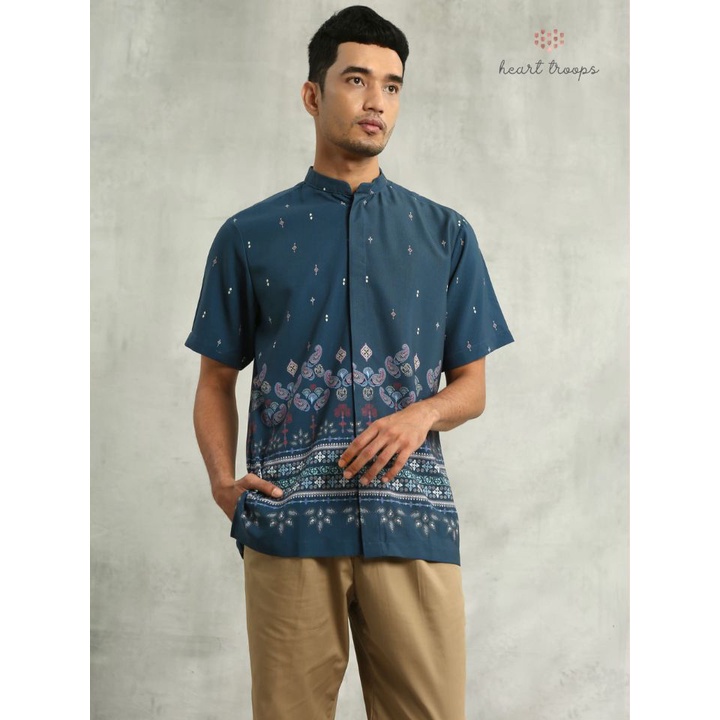 Jual Bhisma Koko Shirt - Sky | Shopee Indonesia