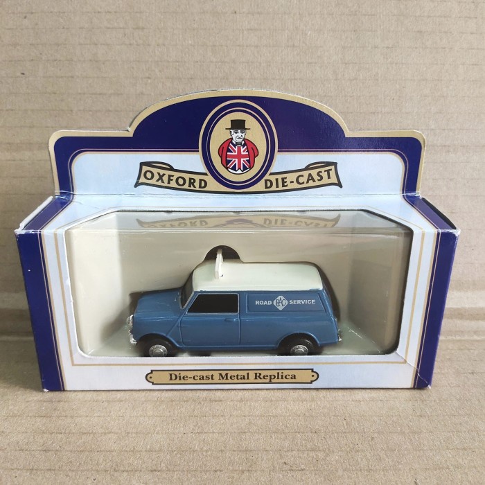 Jual Oxford 1/43 Austin Morris Mini Panel Van Road Service Biru China ...