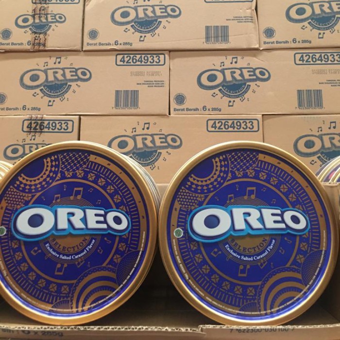 Jual oreo selection kaleng 285 gr kue kaleng biskuit lebaran | Shopee ...