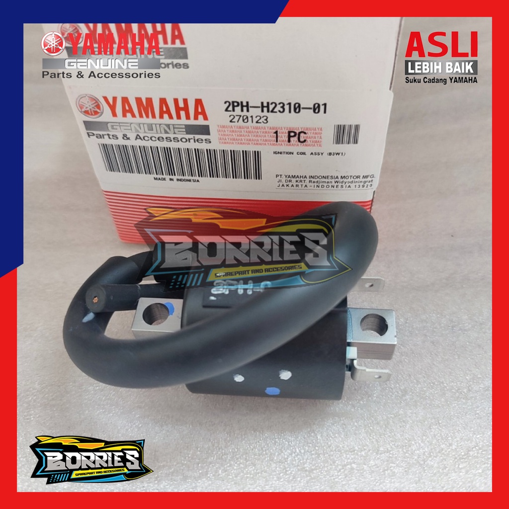 Jual Koil Ignition Coil Mio M3 Mio Z Fino Xride Soul GT 2PH-H2310-01 ...
