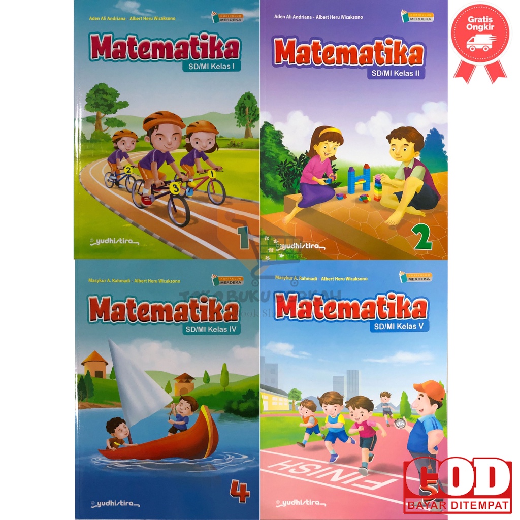 Jual Buku Matematika KELAS 1 2 3 4 5 6 SD/MI Kurikulum Merdeka Penerbit Yudhistira | Shopee ...