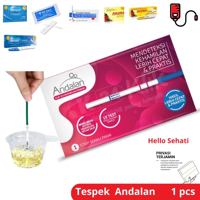 Jual Andalan Strip Test Kehamilan Strip Tes pack Tespack Kehamilan ...