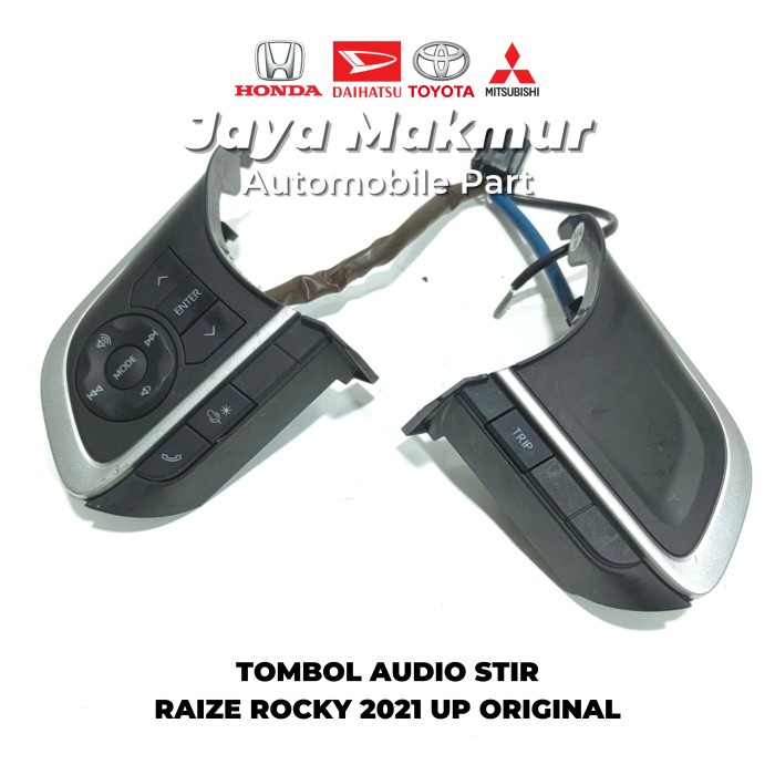 Jual Tombol Audio Stir Steer Raize Rocky 2021 up Original | Shopee ...