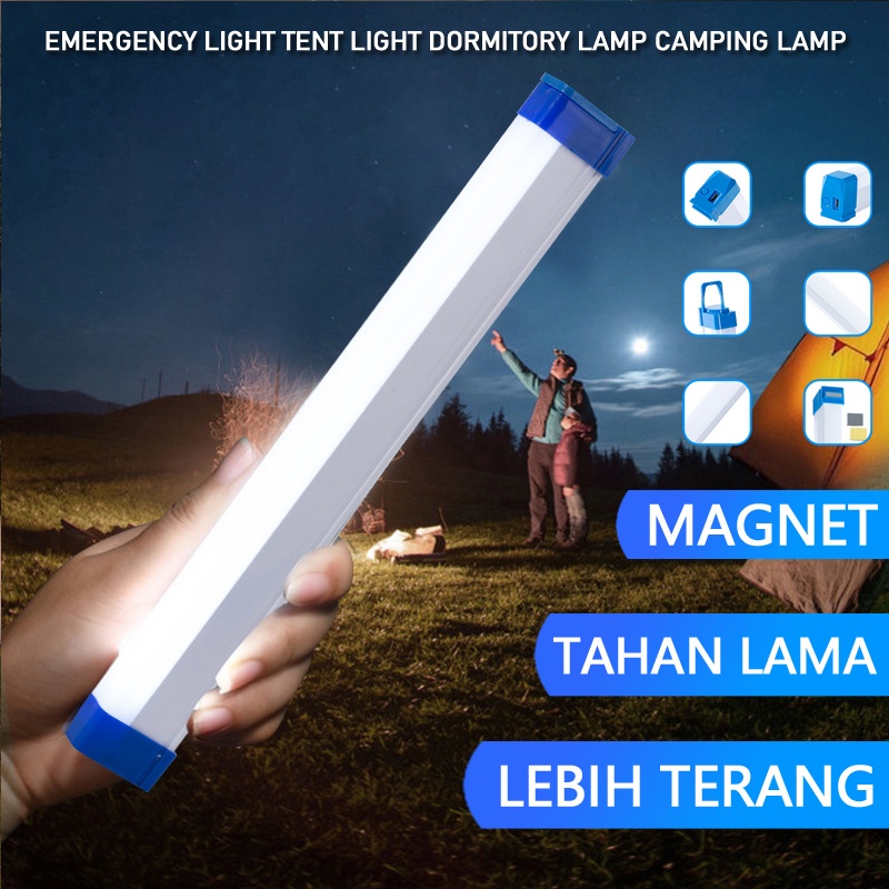 Jual Lampu Neon Led Panjang Usb Bolam Let Portable Emergency Lamp 30W 60W 80W Lampu Belajar ...