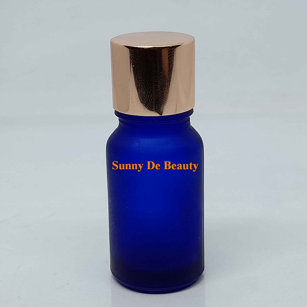 Jual Botol Kaca 10 ml Biru Frossted Br Tutup Drop Gold Alumunium ...