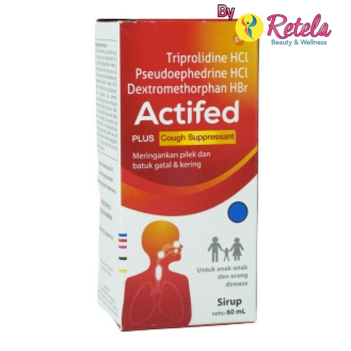 Jual ACTIFED DM SYRUP 60ML (MERAH) | Shopee Indonesia