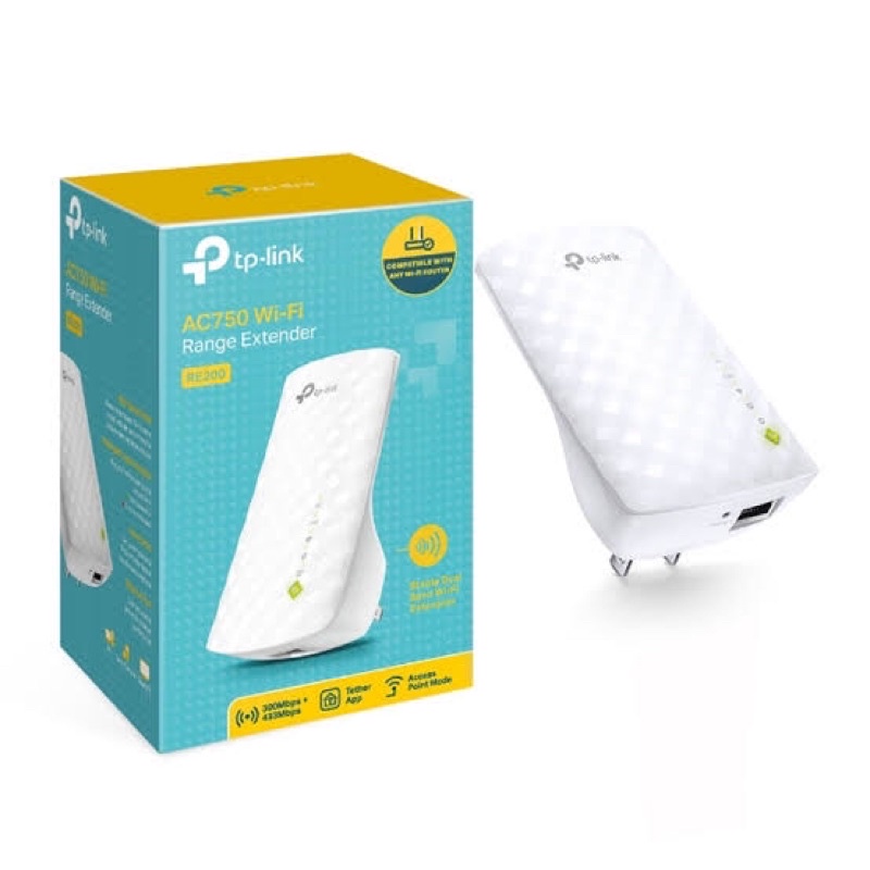 Jual TPlink RE200 AC750 Wifi Range Extender M1 | Shopee Indonesia