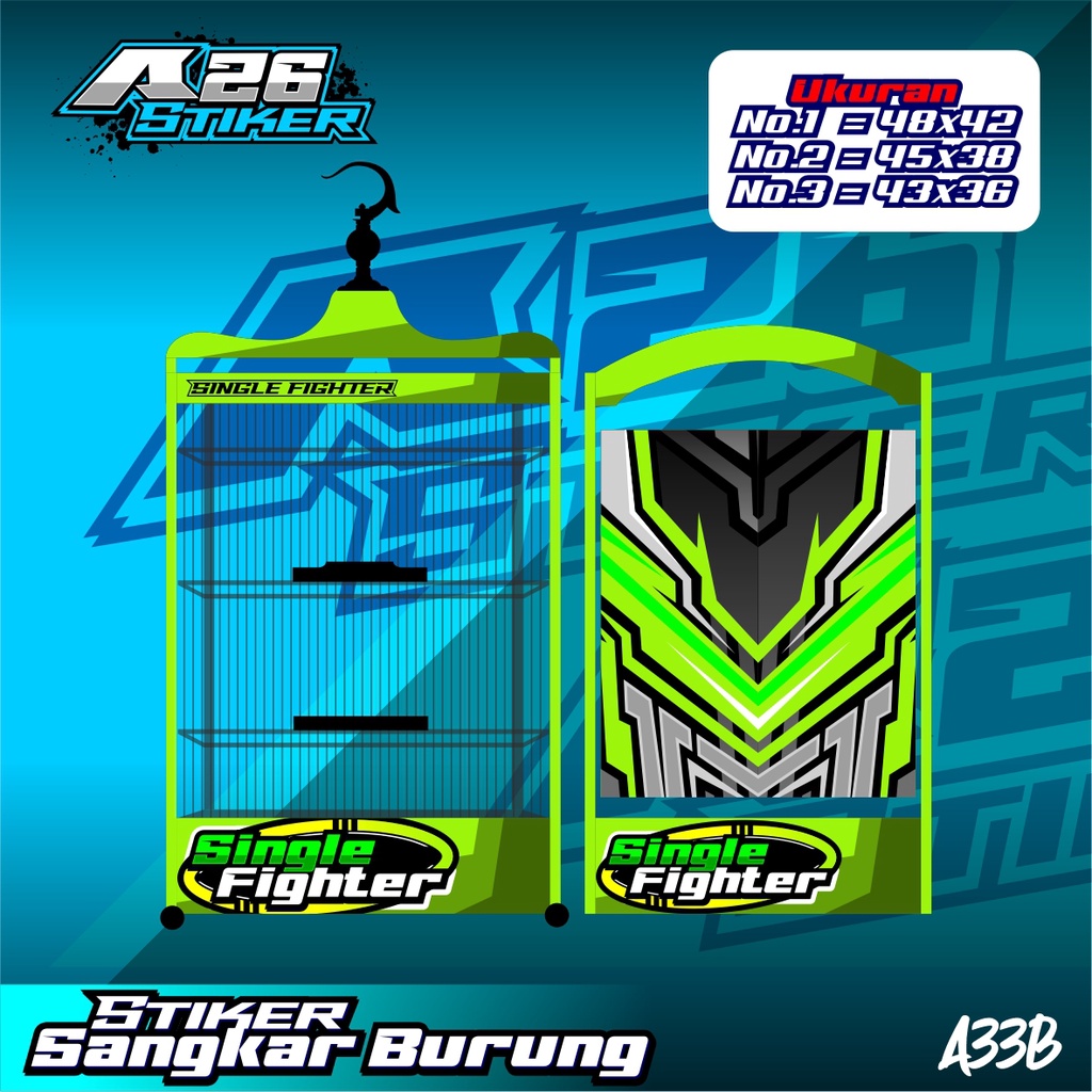 Jual Stiker decal variasi sangkar burung kotak. Sangkar Burung Kicau ...