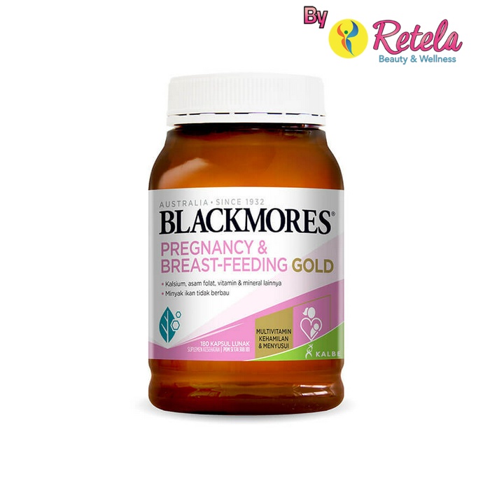Jual BLACKMORES PREGNANCY GOLD 1 BOTOL 180 CAPSUL | Shopee Indonesia