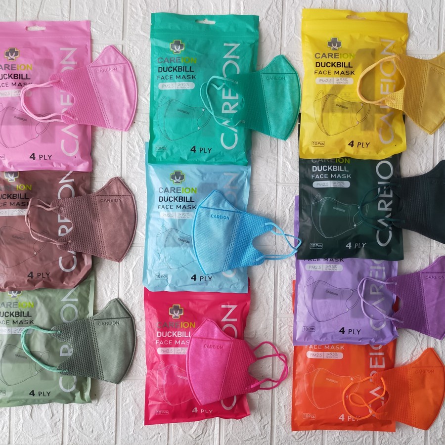 Jual Masker Murah MASKER DUCKBILL GARIS NEW CAREION SEPERTI SENSI 3PLY ...