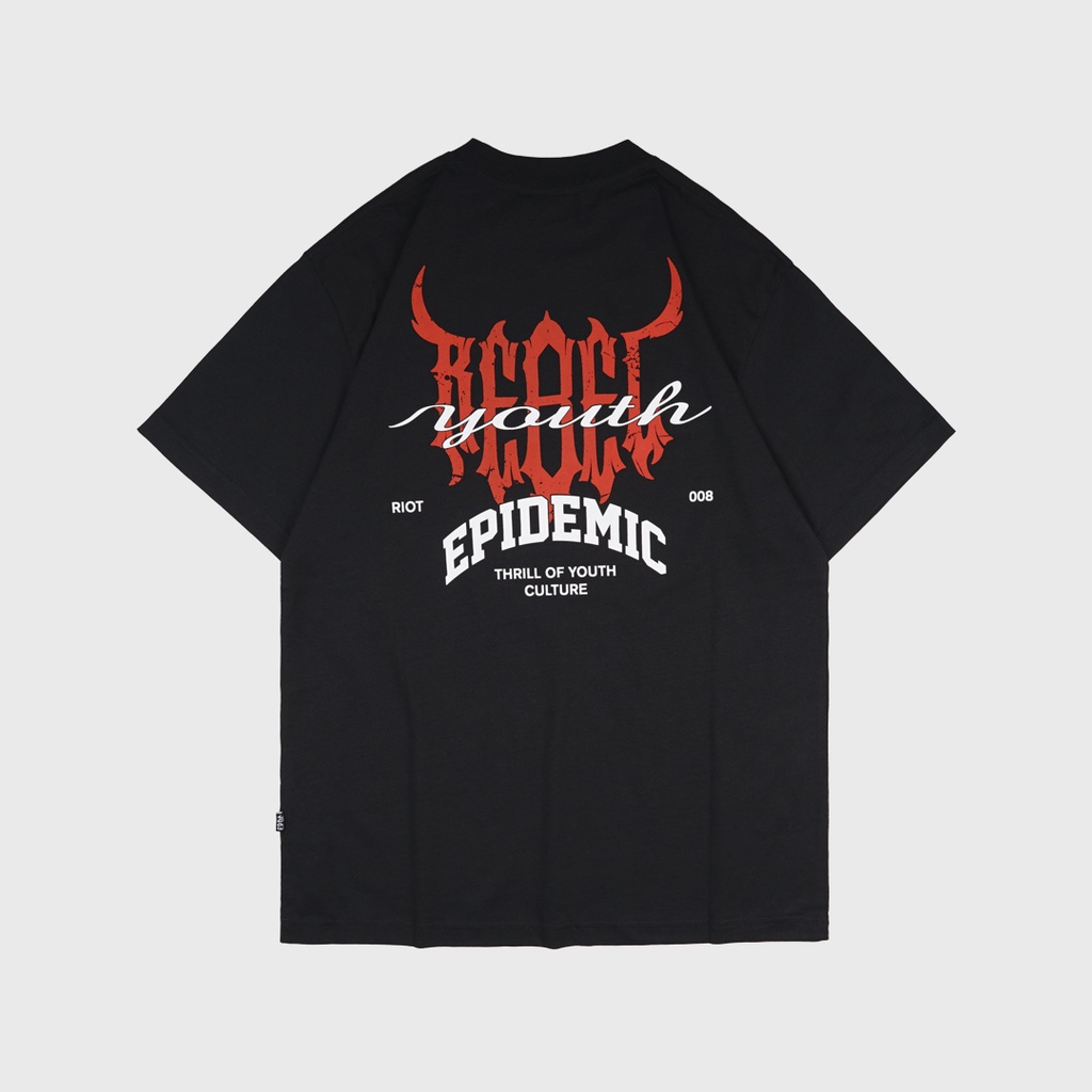 Jual Epidemic T-Shirt American Cotton 20s Equivalence Black | Shopee ...