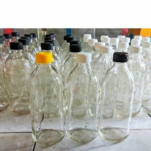 Jual Apel 500ml, Botol Kaca 500ML Polos, Botol Madu, Botol Kombucha ...