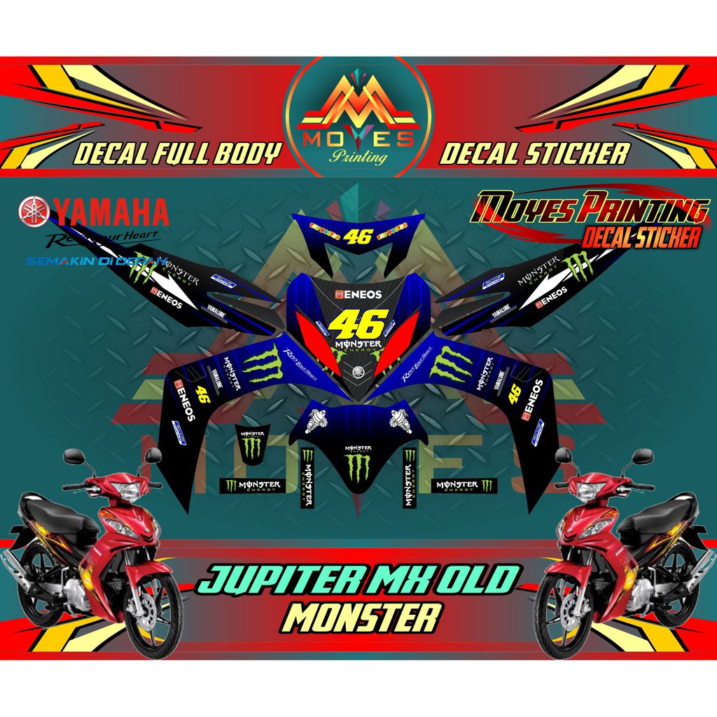 Jual stiker jupiter mx decal mx 135 sticker jupiter mx 135, gambar ...