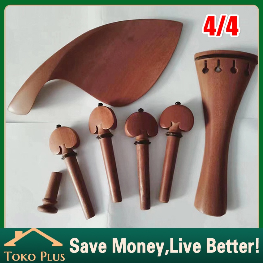 Jual Set Parts Biola/Violin 4 / 4 - Peg,Chinrest,Tailpiece,Endpin ...