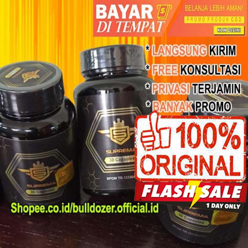 Jual ORIGINAL 100% SUPREMA - Suplemen Asli Original Obat Kuat Pria - Suprema obat Pembesar Tahan ...