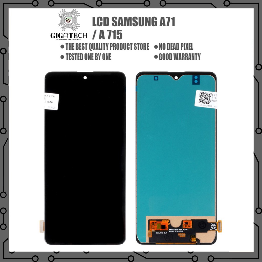 Jual LCD Samsung A71 OLED Fingerprint On Small Glass Original Garansi 1 ...